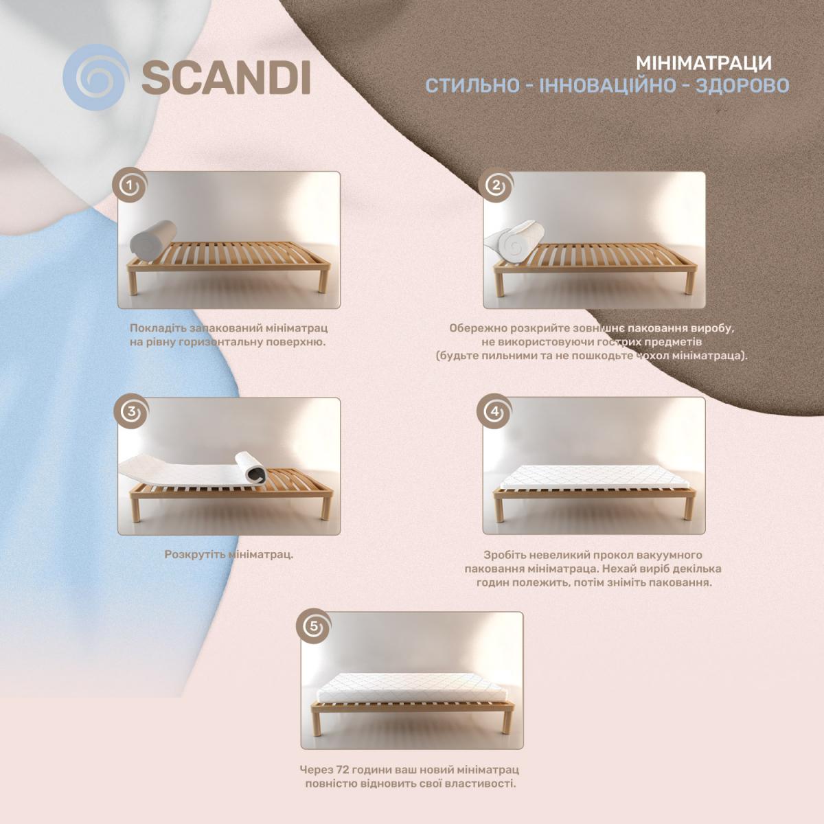 Мини-матрас топпер scandi horten / сканди хортен от 2743грн. купить в ...